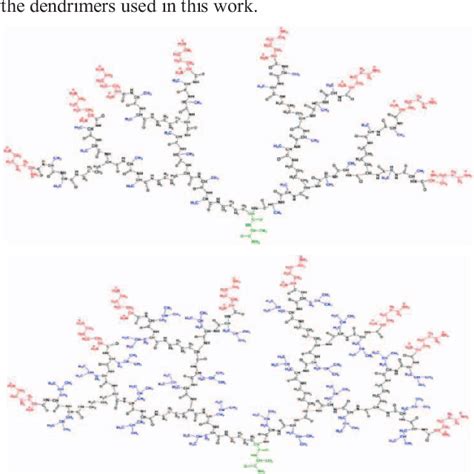 Figure 1 From Computer Simulation Of New Terminally Charged Peptide Dendrimers With Neutral