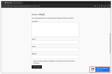 how can i add recaptcha to my wordpress comment form support