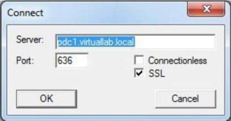Verify Ldap Over Ssl Tls Ldaps And Ca Certificate Using Ldp Exe Cisco