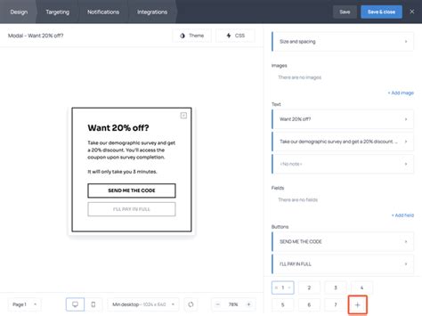 How To Add A Survey Button To Your Website With Templates