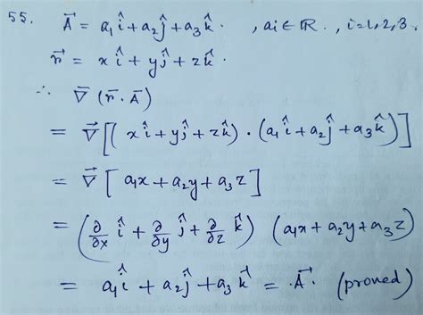 Solved I Need Solution Of Both Questions If A Is A Constant Vector Course Hero
