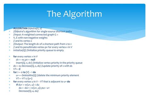 PPT Dijkstra S Algorithm PowerPoint Presentation Free Download ID