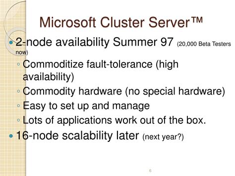 ppt a tutorial on microsoft cluster server ™ powerpoint presentation