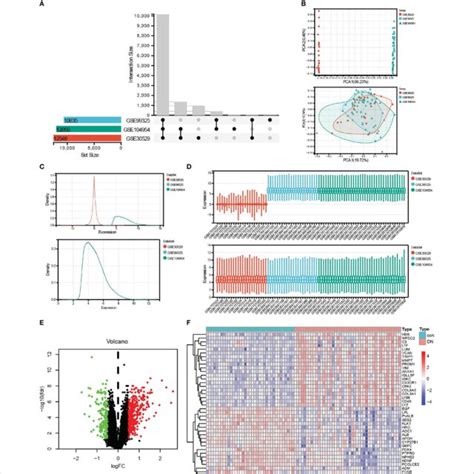 Data Preprocessing And Deg Screening A Upset Graph Was Conducted To