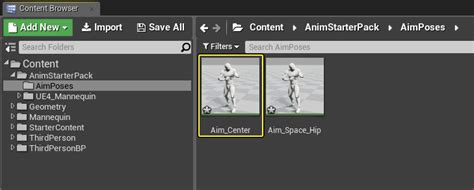 Unreal Engine のエイム オフセット Unreal Engine 54 ドキュメンテーション Epic