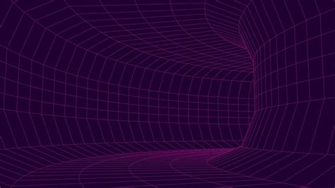 터널 및 복도의 메쉬 구조 3d 그리드가 있는 추상 터널 벡터 웜홀 프리미엄 벡터