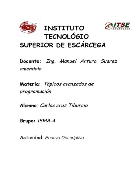 ensayo de la programación concurrente pdf programa de computadora