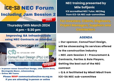 Icesa Necforum Nec Nectraining Infrastructure Betterinfrastructure Engineers