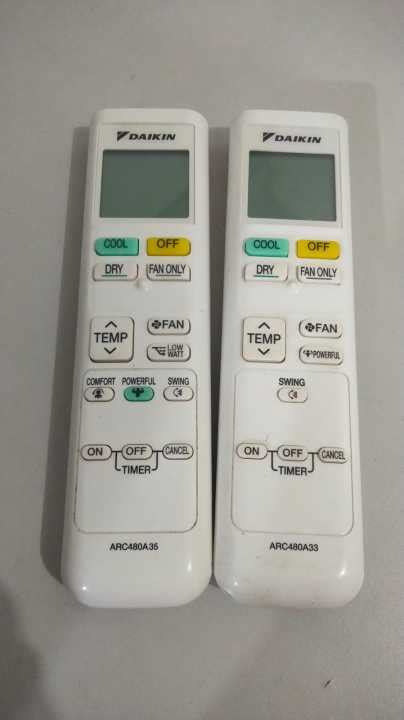Remote Ac Daikin Bekas Lazada Indonesia