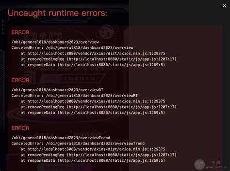 Vue Cli构建的项目出现 Uncaught Runtime Errors Csdn博客