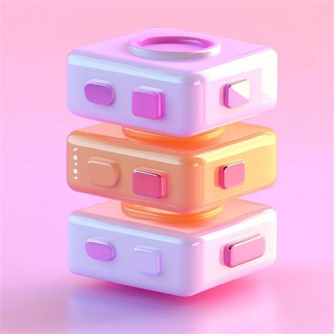 3d Allocation Icon Distributing Resources Effectively Logo Illustration