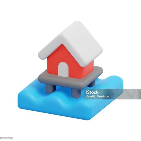 3d 벡터 죽마 집 아이콘입니다 흰색 배경에 고립되어 있습니다 3d 벡터 건물 및 건축 개념 카툰 미니멀 스타일 3d 벡터 집 아이콘 렌더링 그림입니다 3차원 형태에 대한