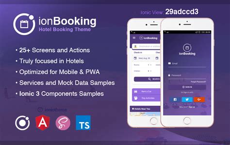 Ionbooking Ionic 3 Hotel Booking Theme Showcase Ionic Forum
