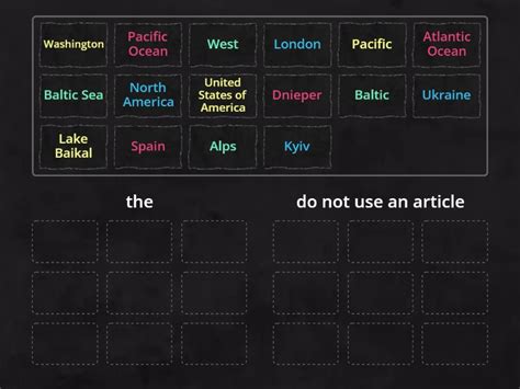 El3 Lesson 49 Usage Of Articles Group Sort
