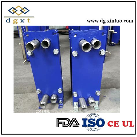 OEM M Fg Gasket Frame Plate Heat Exchanger Steam Water Plate Heat Exchanger Plate Heat