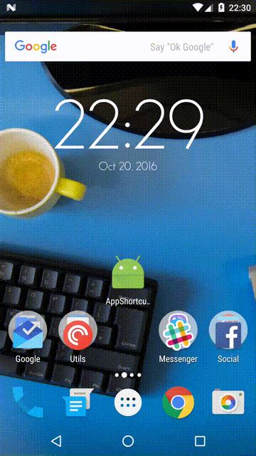 Exploring Android Nougat 71 App Shortcuts