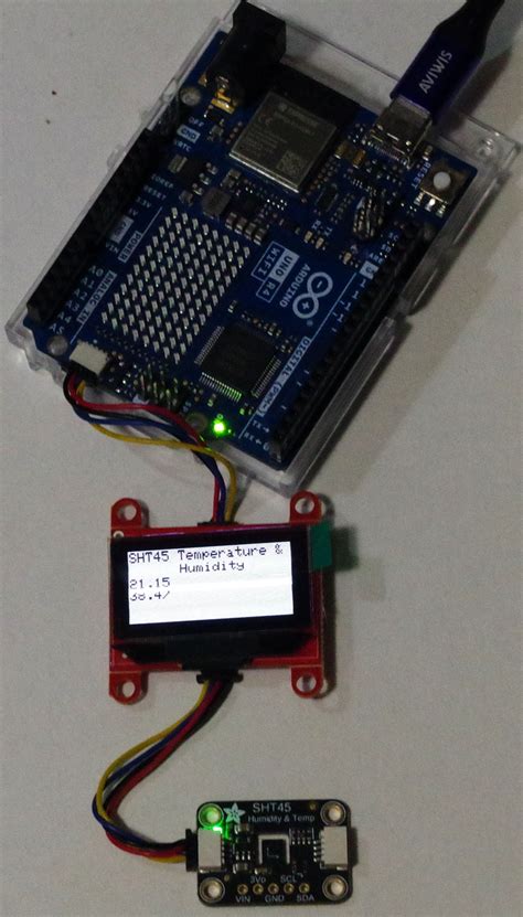 今から始める電子工作 ⑭ I2cバス その1 1 温湿度センサsht45 Oledグラフィック・ボード Arduinoクックブック