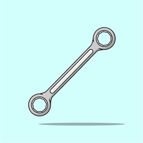 Premium Vector Offset Rings Spanner Premium Vector Offset Rings Spanner