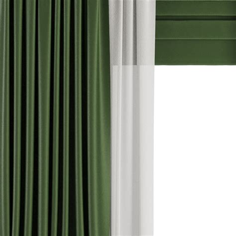 Curtain Set M46 3d Model Download Maxve
