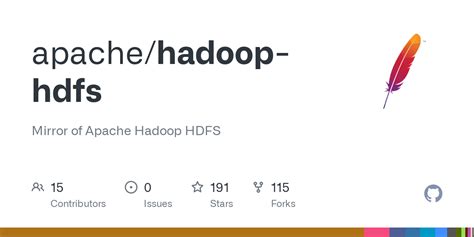 Github Apachehadoop Hdfs Mirror Of Apache Hadoop Hdfs