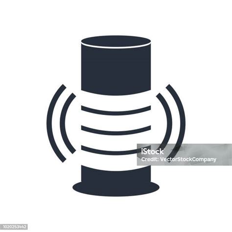 스마트 스피커 아이콘 벡터 기호와 기호 흰색 배경 스마트 스피커 로고 개념에 고립 날씬한에 대한 스톡 벡터 아트 및 기타 이미지 날씬한 디자인 로고 Istock