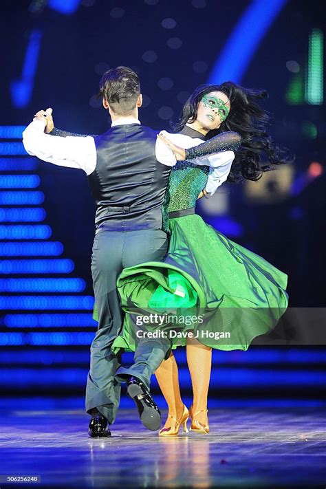 Frankie Bridge And Kevin Clifton Perform During The Strictly Come