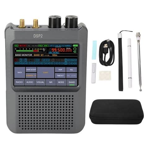 Récepteur Radio Sdr 10khz à 2ghz Panneau De Bricolage écran Tactile Radio Portable à Ondes