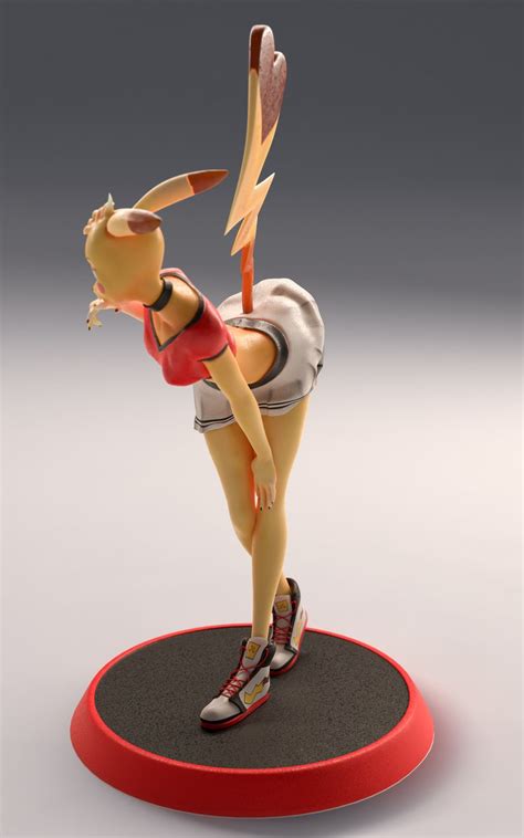 Pikachu Sexy Stl File For D Printing Etsy