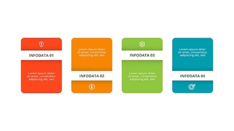 Premium Vector Rectangle Concept For Infographic With 4 Steps Options