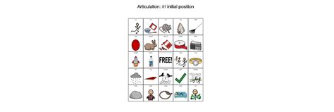 R Initial Position Articulation Bingo Game Free Download