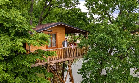 Будиночок на дереві • Еколандшафтний парк Козацька слобода Раковець