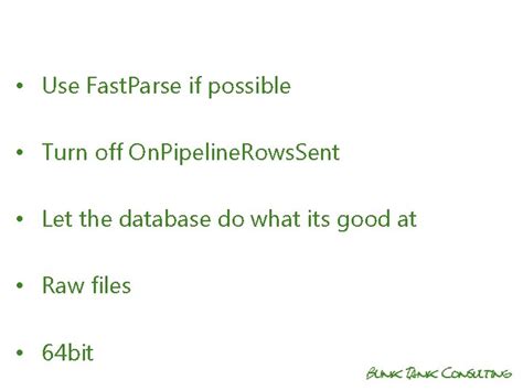 Ssis Dataflow Performance Tuning Jamie Thomson Ssis Dataflow