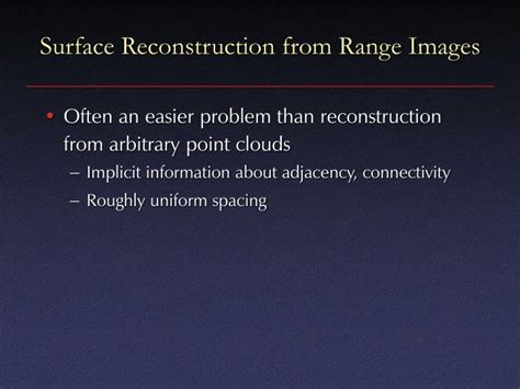 PPT Surface Reconstruction PowerPoint Presentation ID