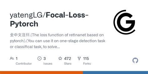 focal loss pytorch demo ipynb at master · yatenglg focal loss pytorch · github