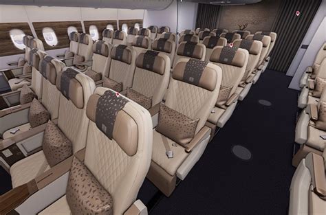 Emirates A380 800 Seat Map Premium Economy