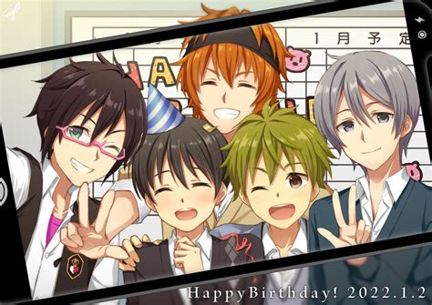 Safebooru 5boys Akiyama Hayato Bishounen Black Hair Black Headband