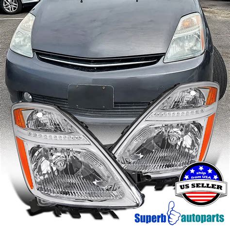 For 2006 2009 Toyota Prius Headlights Assembly Oe Style Pair 06 09 Ebay