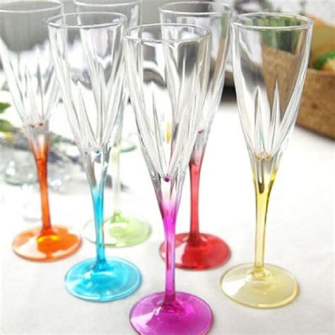 레인보우 샴페인잔 크리컵 글라스웨어 6p세트 믿고 사는 즐거움 Ssgcom