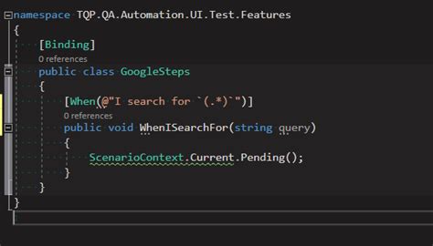 Specflow And Selenium Solution Template Just Simply Code