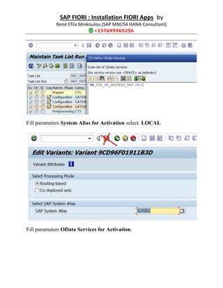 Sap Fiori Installation Fiori Apps PDF
