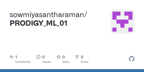 github sowmiyasantharaman prodigy ml 01