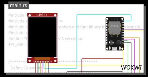TFT Wokwi ESP STM Arduino Simulator