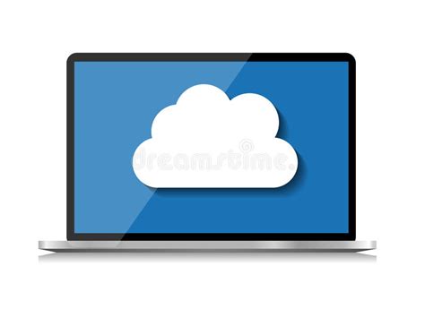 Cloud Computing Concept Vector Illustration Stock Vector Illustration Of Computers Internet