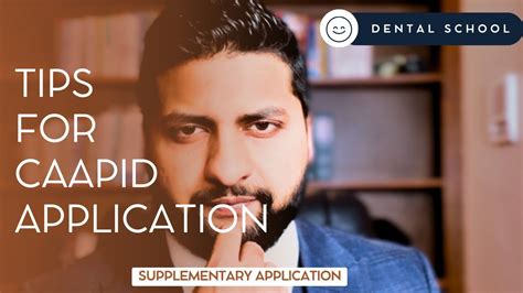 How to Write Your supplemental application & Letter of Recommendation for dental Schools|CAAPID ...
