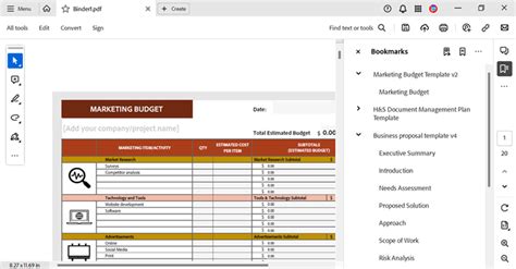 How To Add Pdf Bookmarks And Navigate Long Documents Adobe Acrobat