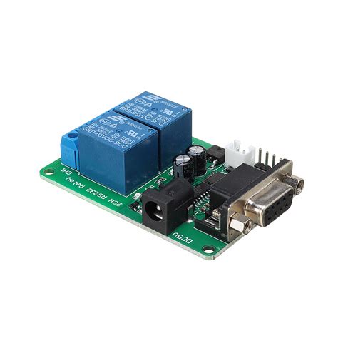 DC V Channel Serial Port RS Relay Module Board