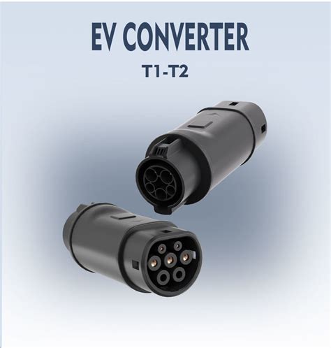 Ev Adapter Ev Charger Sae J1772 Type 1 To Iec 62196 Type 2 Compatible With Type 1 Charging Connector