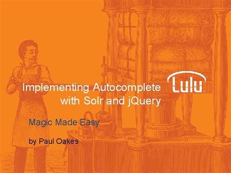 Implementing Autocomplete With Solr And J Query Magic