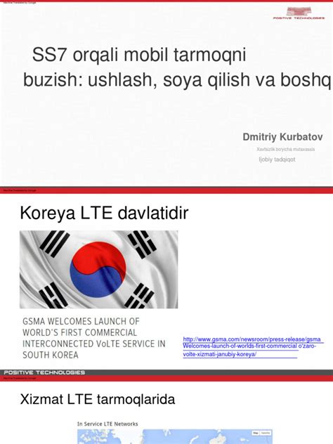 Hacking Mobile Network Via Ss7 Interception Shadowing And More Pdf Telecommunications