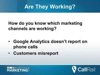 Call Tracking And Analytics PPTX Web Conferencing Computer Software And Applications